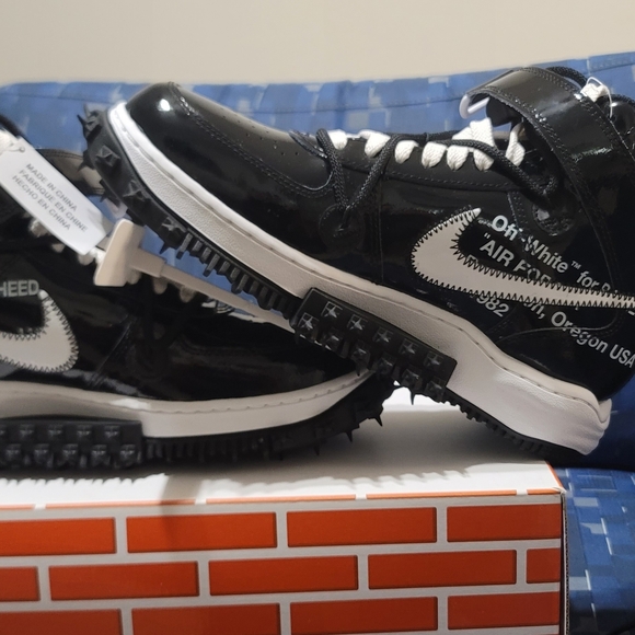Nike | Shoes | Offwhite X Air Force Mid Sp Leather Sheed | Poshmark